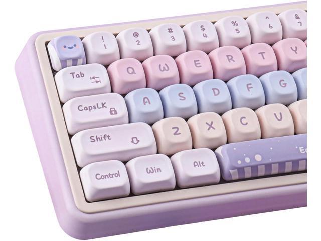 Click here for Tsungup PBT MOA Keycaps 135 Keys Purple Cute Candy... prices