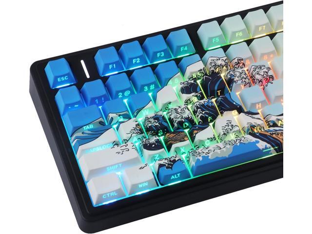 Click here for Tsungup PBT Keycaps 75 Percent Side Print 131 Keys... prices