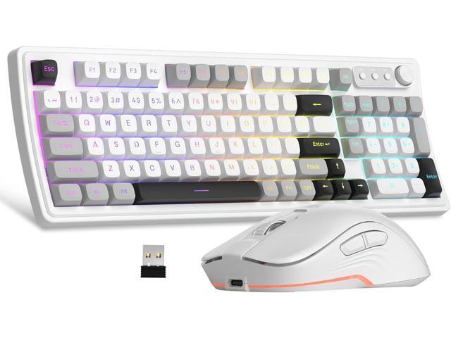 Click here for MageGee V990 Creamy Wireless Keyboard and Mouse Co... prices