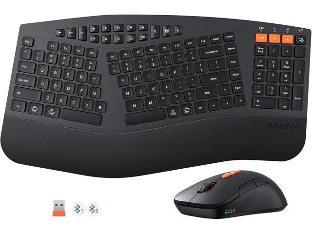 Click here for MEETION Ergonomic Keyboard and Mouse  Multi-Device... prices