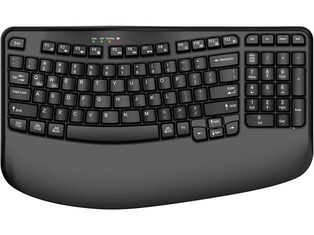 Click here for Ergonomic Wireless Keyboard with Wrist Rest  Wave... prices