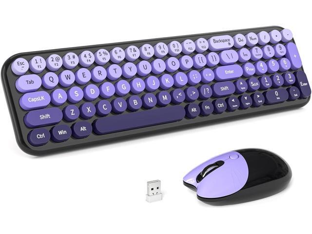 Click here for Wireless Keyboard and Mouse Combo  Portable Retro... prices