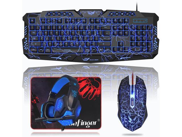 Click here for BlueFinger Backlit Gaming Keyboard  Mouse and LED... prices