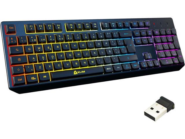 Click here for KLIM Chroma Wireless Spanish (España) Keyboard  RG... prices