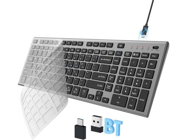 Click here for FENIFOX Wireless Keyboard  Bluetooth & 2.4G USB &... prices