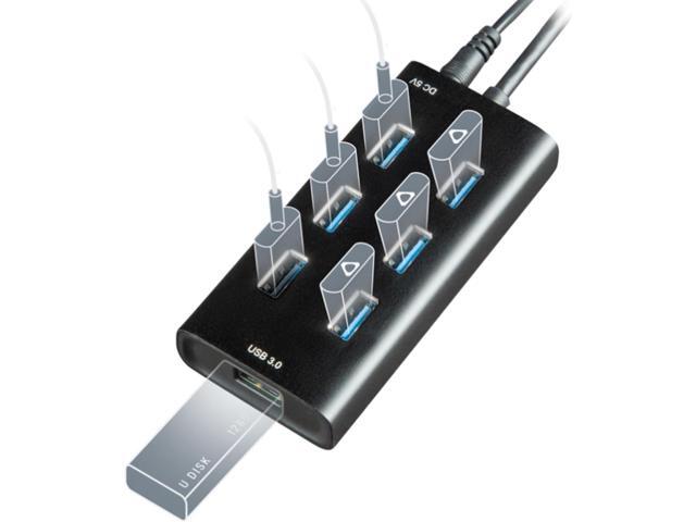 Click here for Rebuff Reality USB Hub 3.0  7-Port Data USB Hub wi... prices