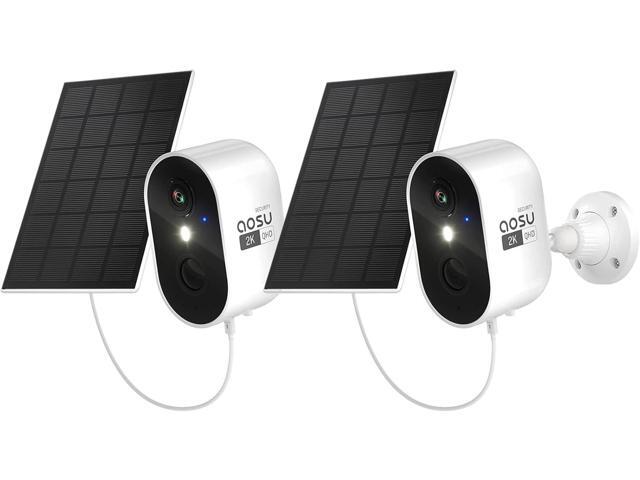 Click here for AOSU 2K Solar Security Cameras Wireless Outdoor  S... prices