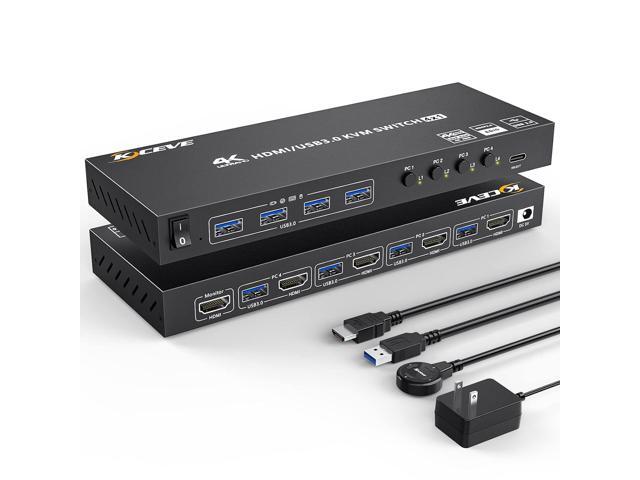 Click here for USB 3.0 KVM Switch HDMI 4 Port Support 4K@60Hz 2K@... prices