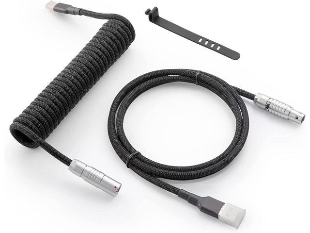 Click here for GunMjo Pro Custom Coiled USB C Cable for Gaming Ke... prices