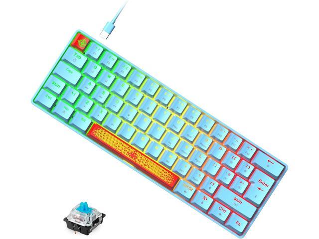 Click here for LexonElec 60 Wired RGB Gaming Keyboard 62 Keys Com... prices