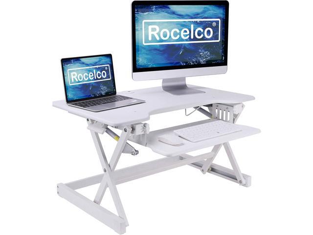 Click here for Rocelco 32 Height Adjustable Standing Desk Convert... prices