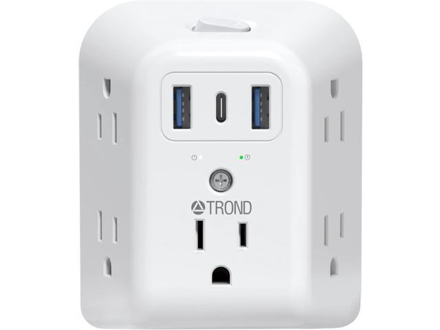 Click here for TROND 2 Prong Power Strip USB  2 to 3 Prong Outlet... prices