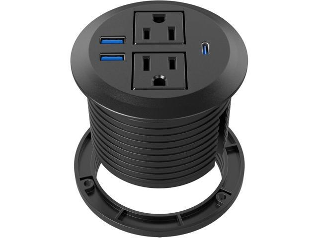 Click here for Recessed Power Grommet with AC Outlets  20W Fast C... prices