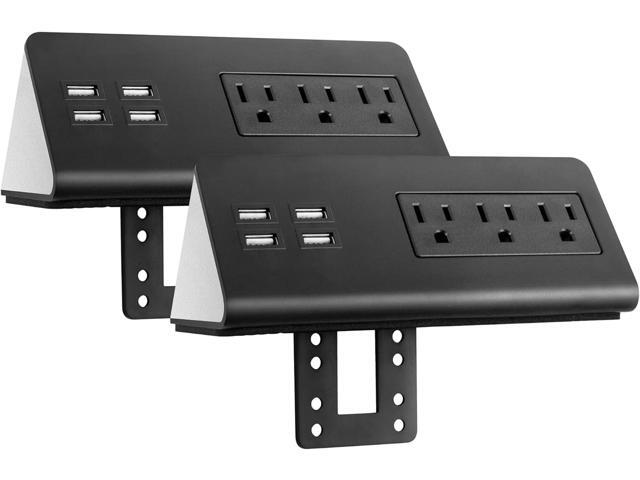 Click here for Emerising 2-Pack Desk Edge Mount Power Strips with... prices