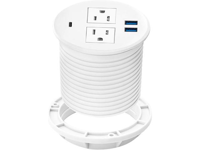 Click here for Kungfuking Desktop Power Grommet with PD 20W USB C... prices