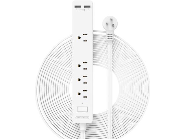 Click here for Flat Extension Cord 15 ft  NTONPOWER Ultra Thin Fl... prices