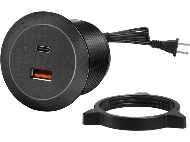 Click here for Desk USB Power Grommet Outlet  USB Charging Statio... prices