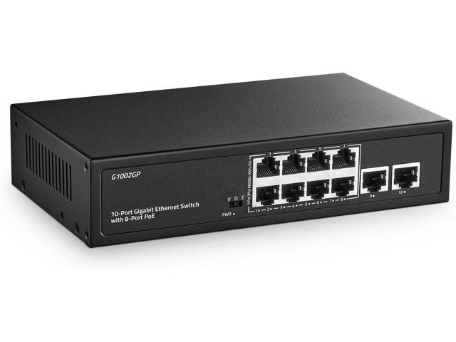 Click here for 10 Port Gigabit PoE Switch  YuLinca 8 Port Gigabit... prices