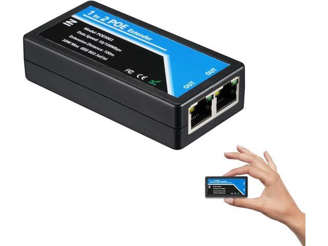 Click here for 2 Port POE Extender POE+ Repeater 100 Meters(328 f... prices