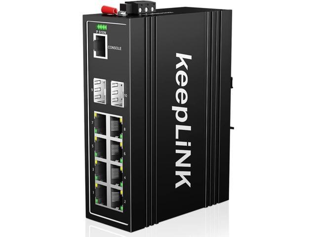 Click here for 10-Port Industrial Gigabit PoE Switch  Managed wit... prices