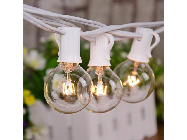 Click here for Afirst White Outdoor String Lights 50FT with 53 Gl... prices