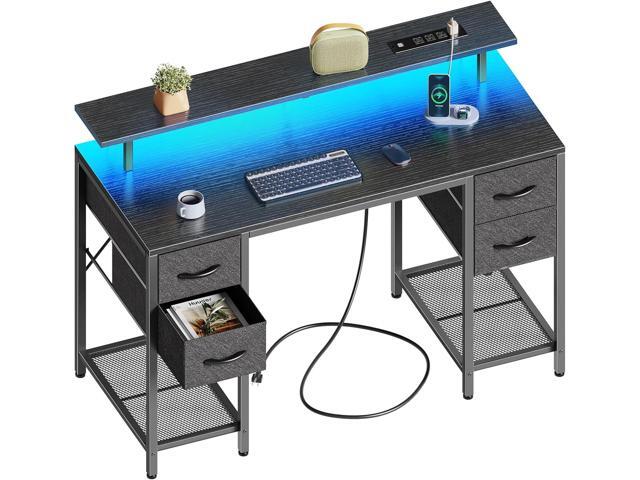Click here for Huuger 47 inch Computer Desk with 4 Drawers  Gamin... prices