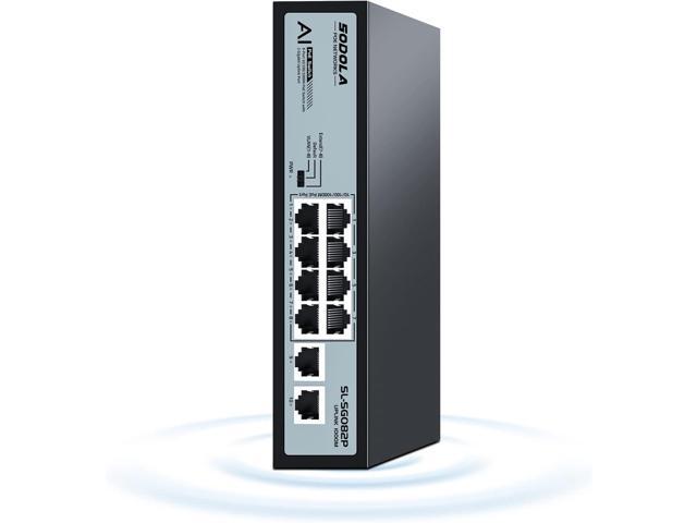 Click here for SODOLA 8 Port Gigabit PoE Switch 2 Gigabit Uplinks... prices