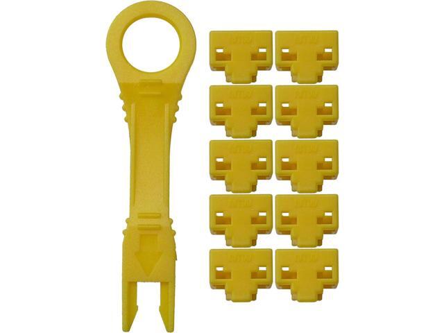 Click here for NTW- Archtech NL-PBK10-YL Locking RJ45 Port/Dust B... prices
