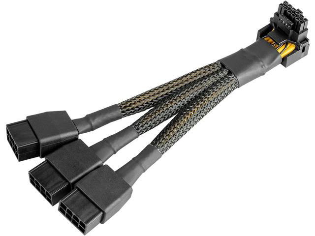 Click here for 16Pin GPU Cable to 3X 8 Pin Pcie Extension - 16AWG... prices
