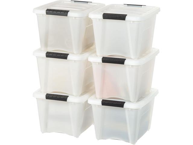 Click here for IRIS USA 18L (19 US Qt.) Stackable Plastic Storage... prices