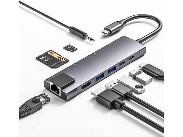 Click here for USB C Hub 9 in 1 Multiport Adapter w/Gigabit Ether... prices