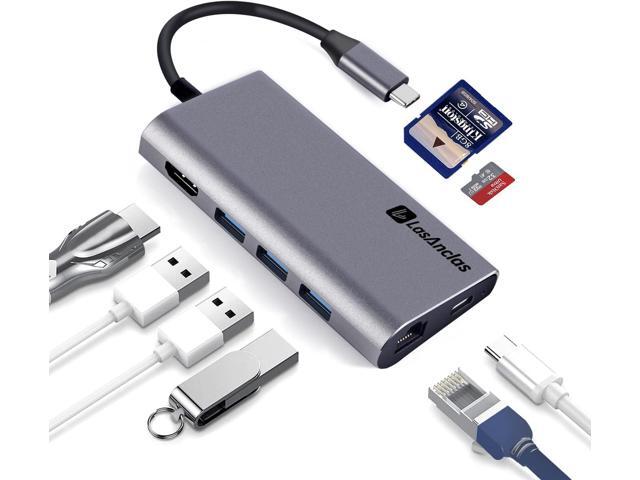 Click here for USB C Hub Ethernet Multiport Adapter  LasAnclas 8-... prices