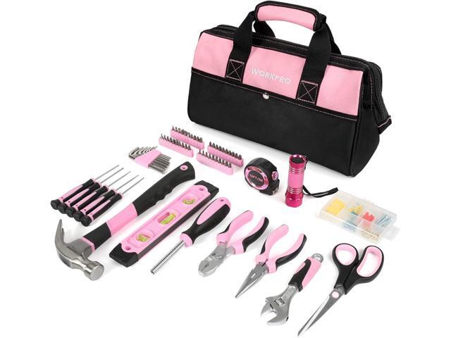 Click here for WORKPRO Pink Tool Kit  106-Piece Home Repairing To... prices