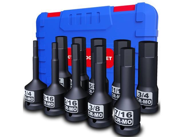 Click here for Aiourx 1/2 Drive Master Impact Hex Bit Socket Set... prices