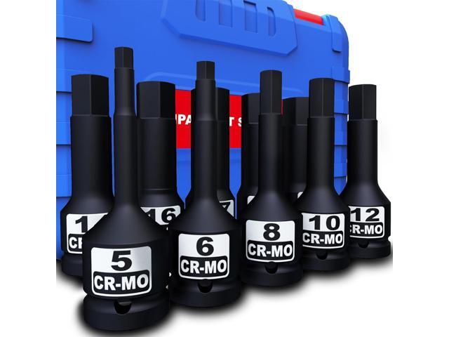 Click here for Aiourx 1/2 Drive Master Impact Hex Bit Socket Set... prices