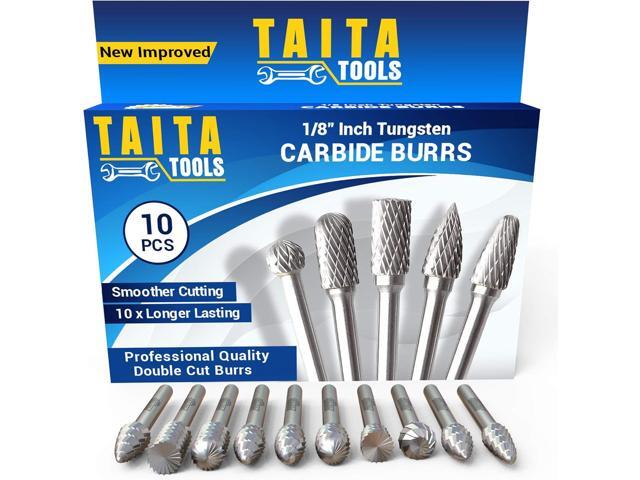 Click here for 10PC Carbide Double Cut Burr Set - 0.118 Inch (3mm... prices