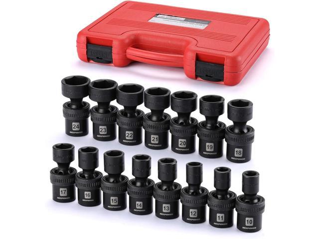 Click here for MIXPOWER 15-Piece 1/2 Drive Shallow Universal Impa... prices