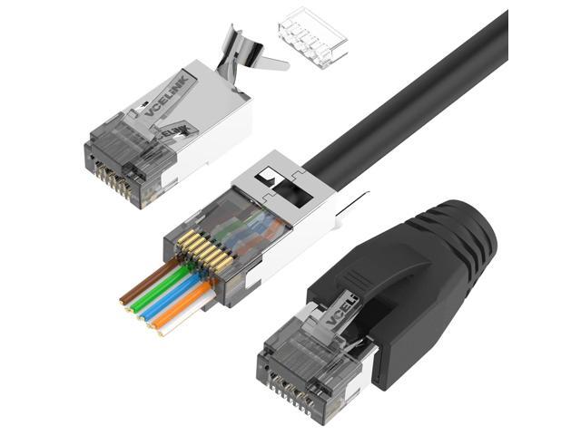 Click here for VCELINK CAT6A Connector  RJ45 Connectors Pass Thro... prices