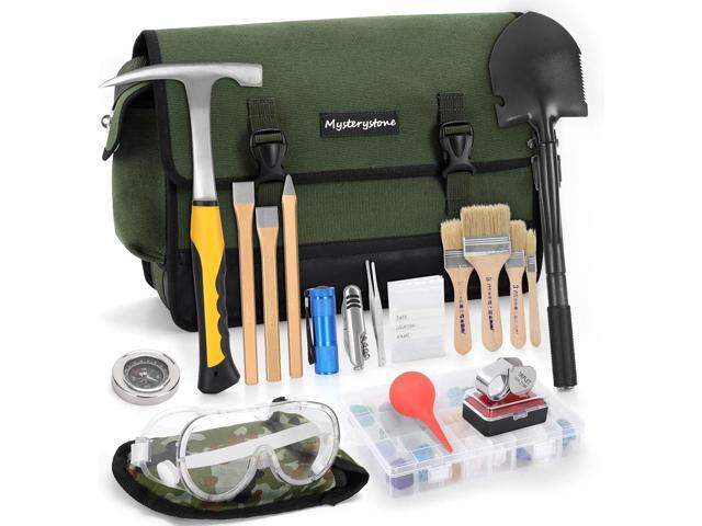 Click here for MYSTERYSTONE 23 Pieces Rock Hammer Kit for Rock Ho... prices