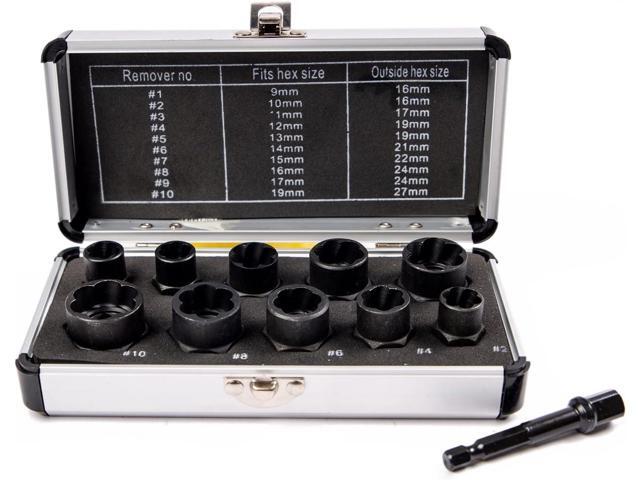Click here for PANOVOS 10Pcs Bolt Extractor Damaged Nut Remover S... prices