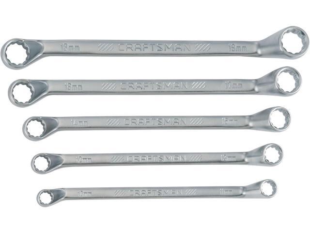 Click here for CRAFTSMAN Offset Box End Wrench Set  MM  5 Piece (... prices