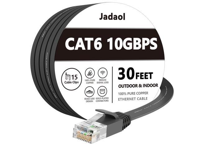 Click here for Cat 6 Ethernet Cable 30 ft  Outdoor & Indoor 10Gbp... prices