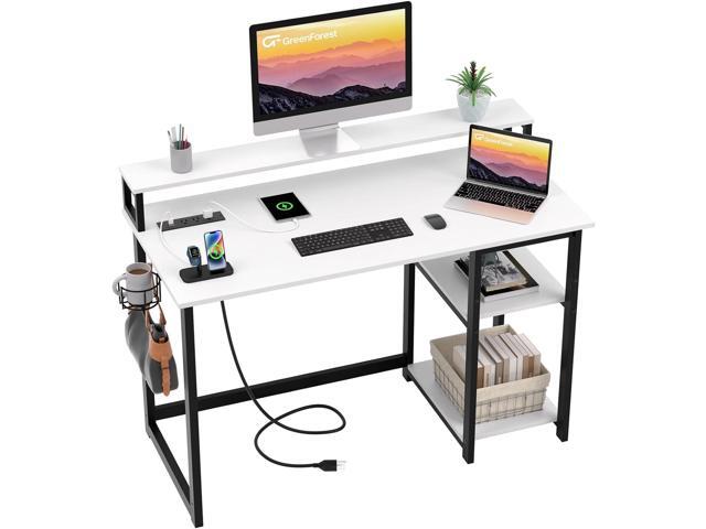 Click here for GreenForest Computer Desk with USB Charging Port a... prices