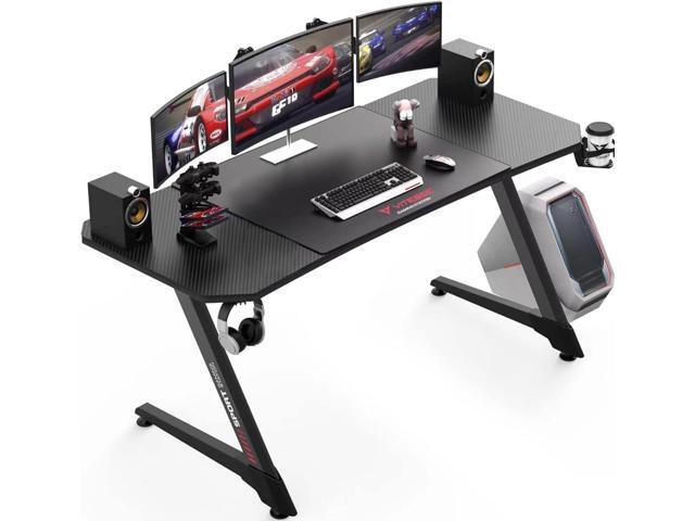 Click here for VITESSE Ergonomic Gaming Desk 55 Inch  Z Shaped Of... prices
