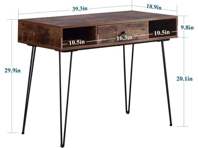 Click here for VECELO 39.3 Home Office Work Table with Drawers Co... prices