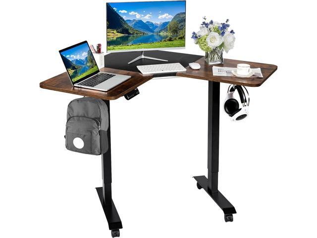 Click here for COSTWAY L Shaped Electric Adjustable Desk  L-Shape... prices