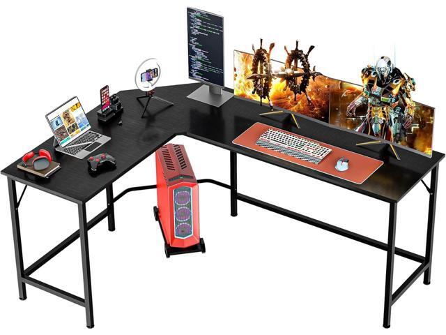 Click here for SUPER DEAL 66 L Shaped Gaming Corner Computer Desk... prices