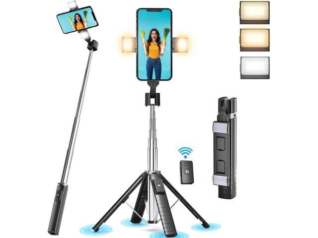 Click here for 41 Selfie Stick Tripod Quadrapod with 2 Rechargeab... prices