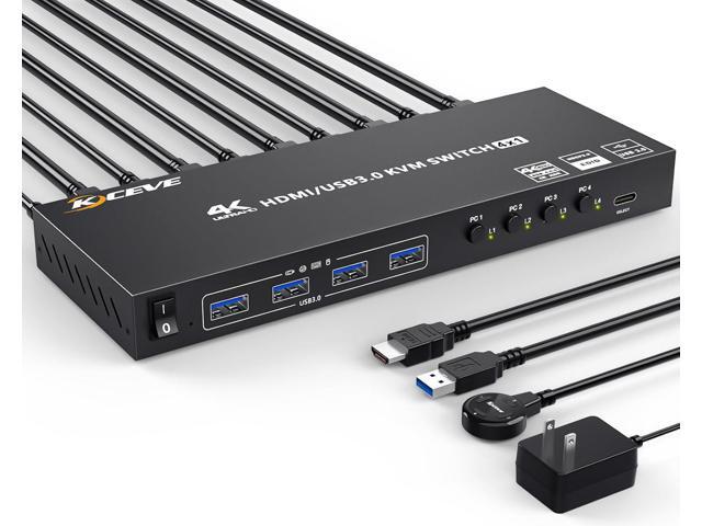 Click here for USB 3.0 KVM Switch HDMI 4 Port Support 4K@60Hz 2K@... prices