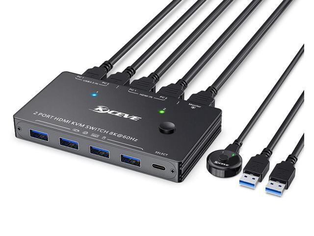 Click here for USB 3.0 KVM Switch HDMI 2 Ports 8K 60Hz 4K 120Hz H... prices
